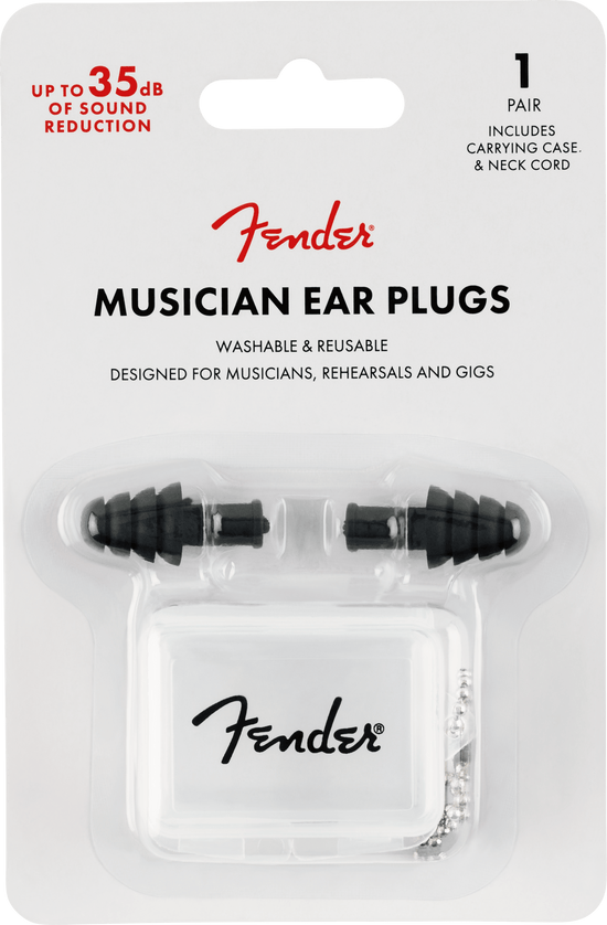 Musician Series Black Ear Plugs – Fender