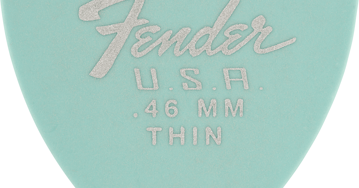 Dura-Tone® Delrin Picks, 346 Shape - 12 Pack – Fender